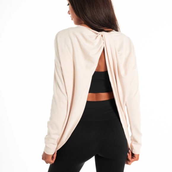 Pursue Fitness | Sweaters | Pursue Fitness Relaxed Fit Cross Back ...